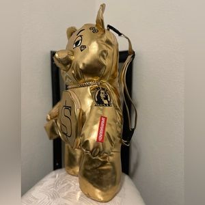 Sprayground | Bags | Sprayground Gold Rush Moneybear Teddybear Backpack ...